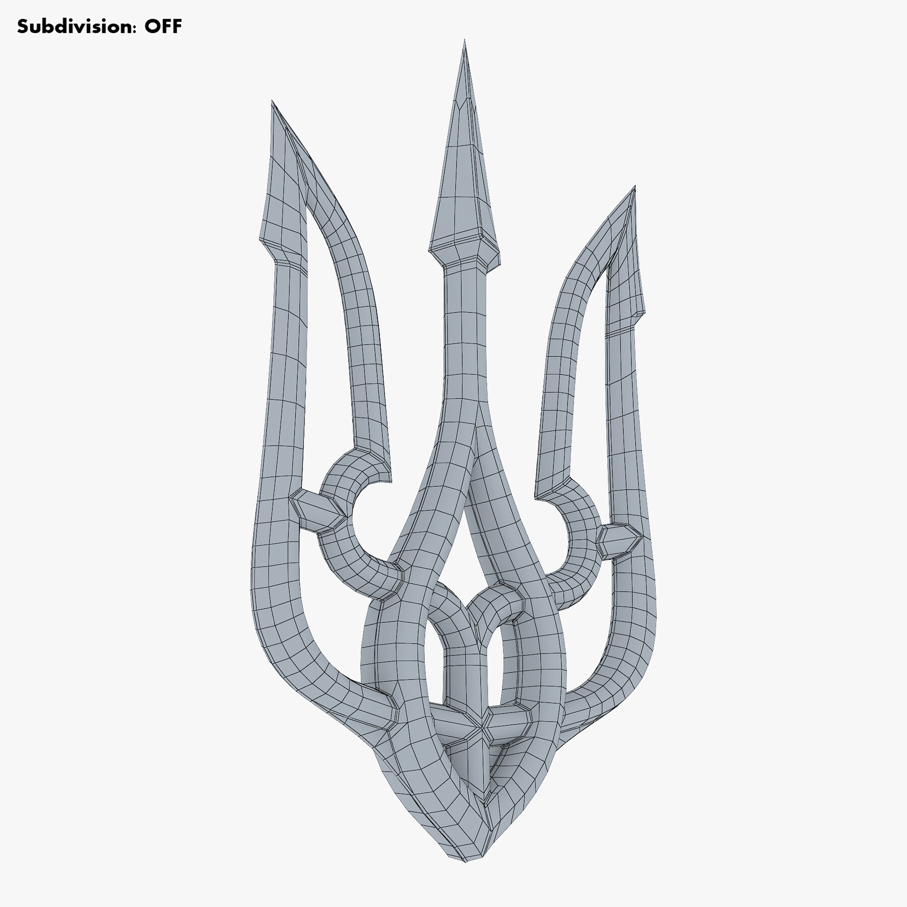 ArtStation - Stylized Ukrainian Tryzub M 2 | Resources