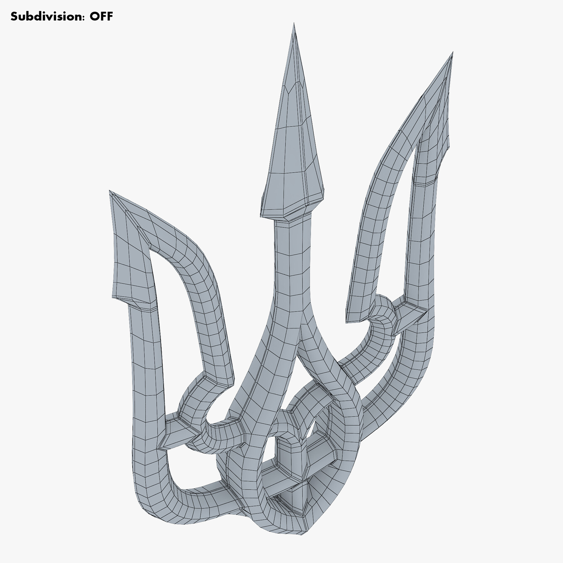 ArtStation - Stylized Ukrainian Tryzub M 2 | Resources