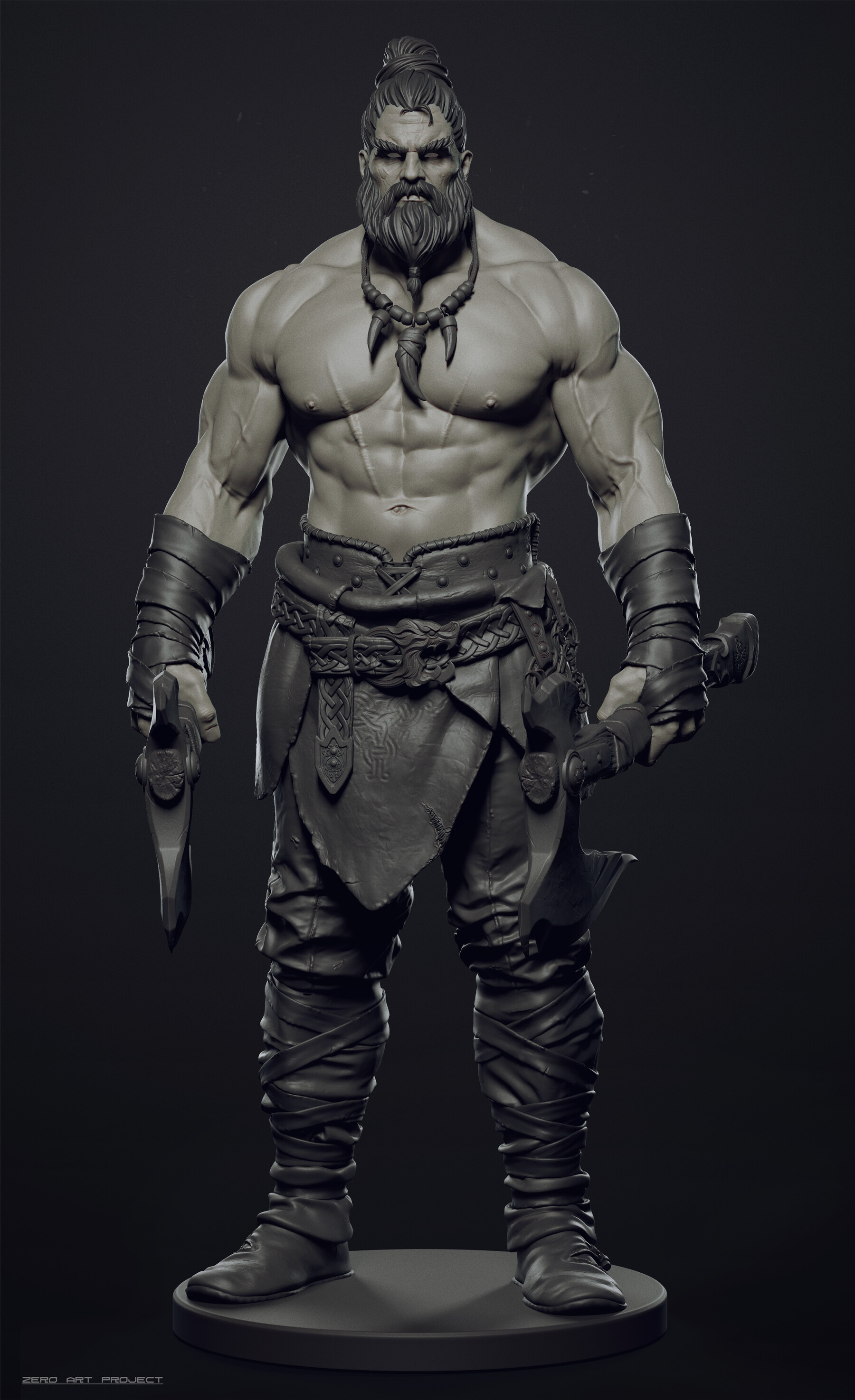 ArtStation - Barbarian - highpoly model | Resources
