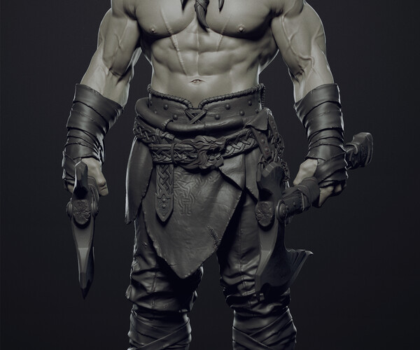 ArtStation - Barbarian - highpoly model | Resources