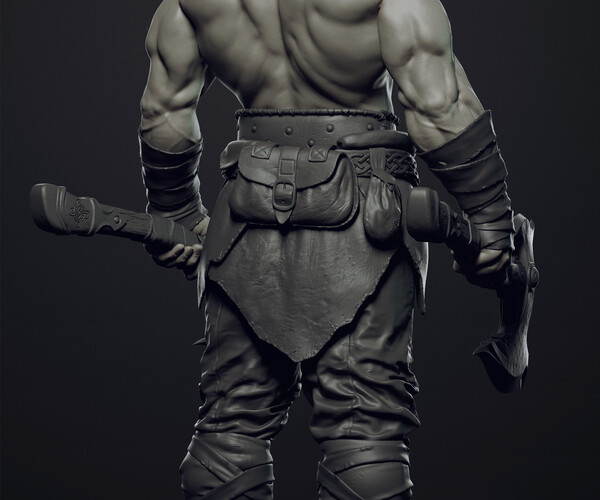 ArtStation - Barbarian - highpoly model | Resources