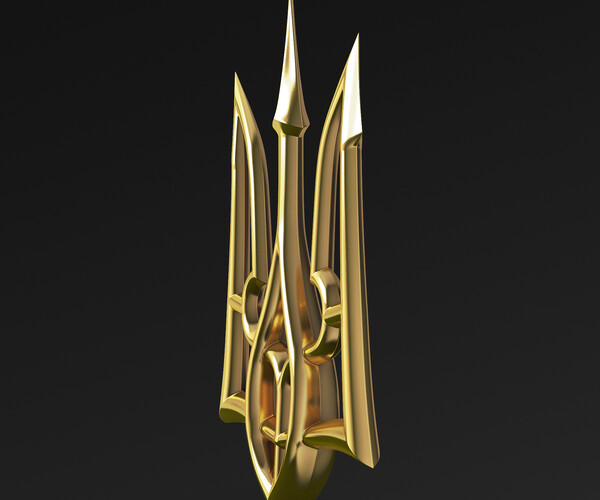 ArtStation - Stylized Ukrainian Tryzub M 3 | Resources