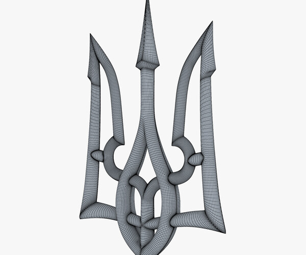 ArtStation - Stylized Ukrainian Tryzub M 3 | Resources