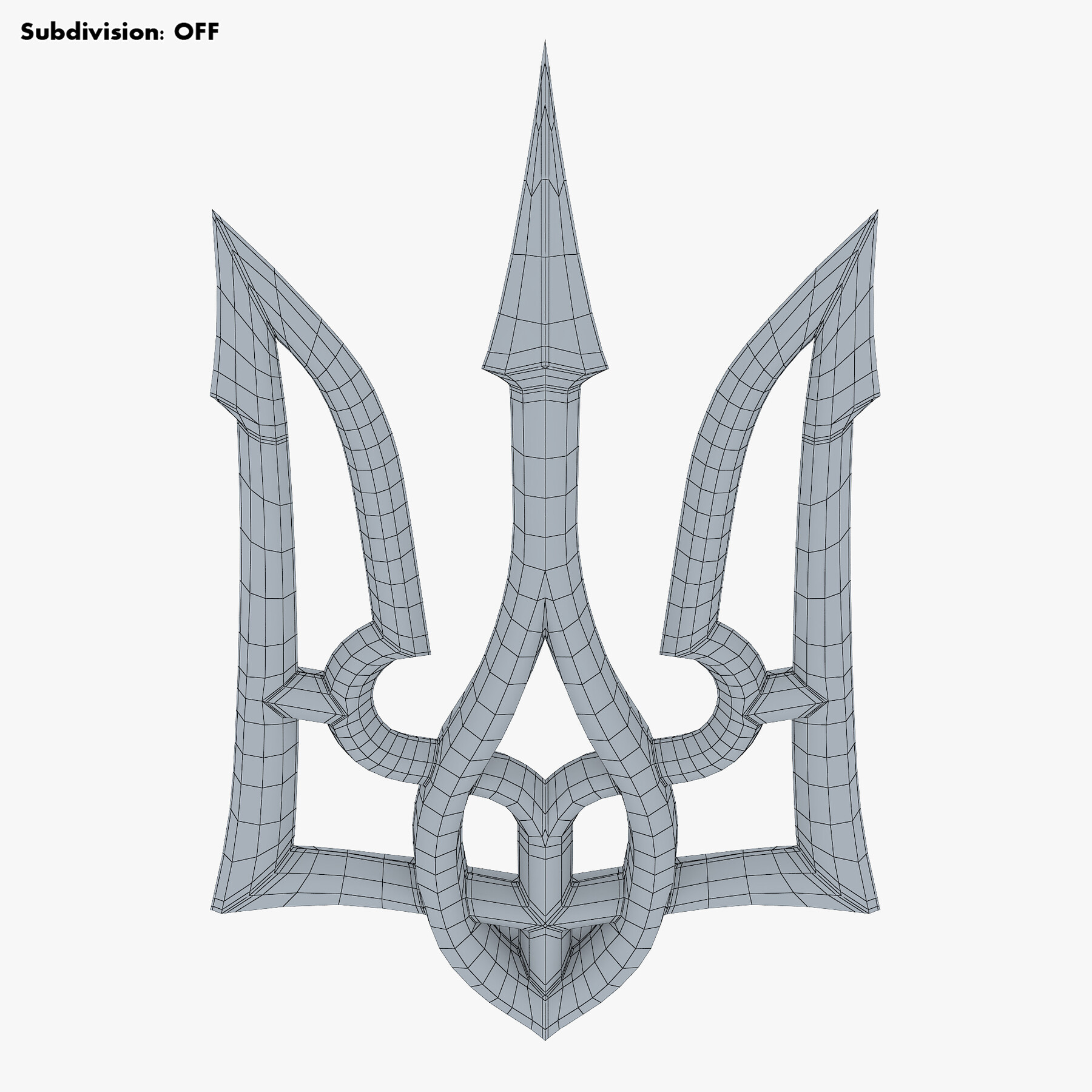 ArtStation - Stylized Ukrainian Tryzub M 3 | Resources