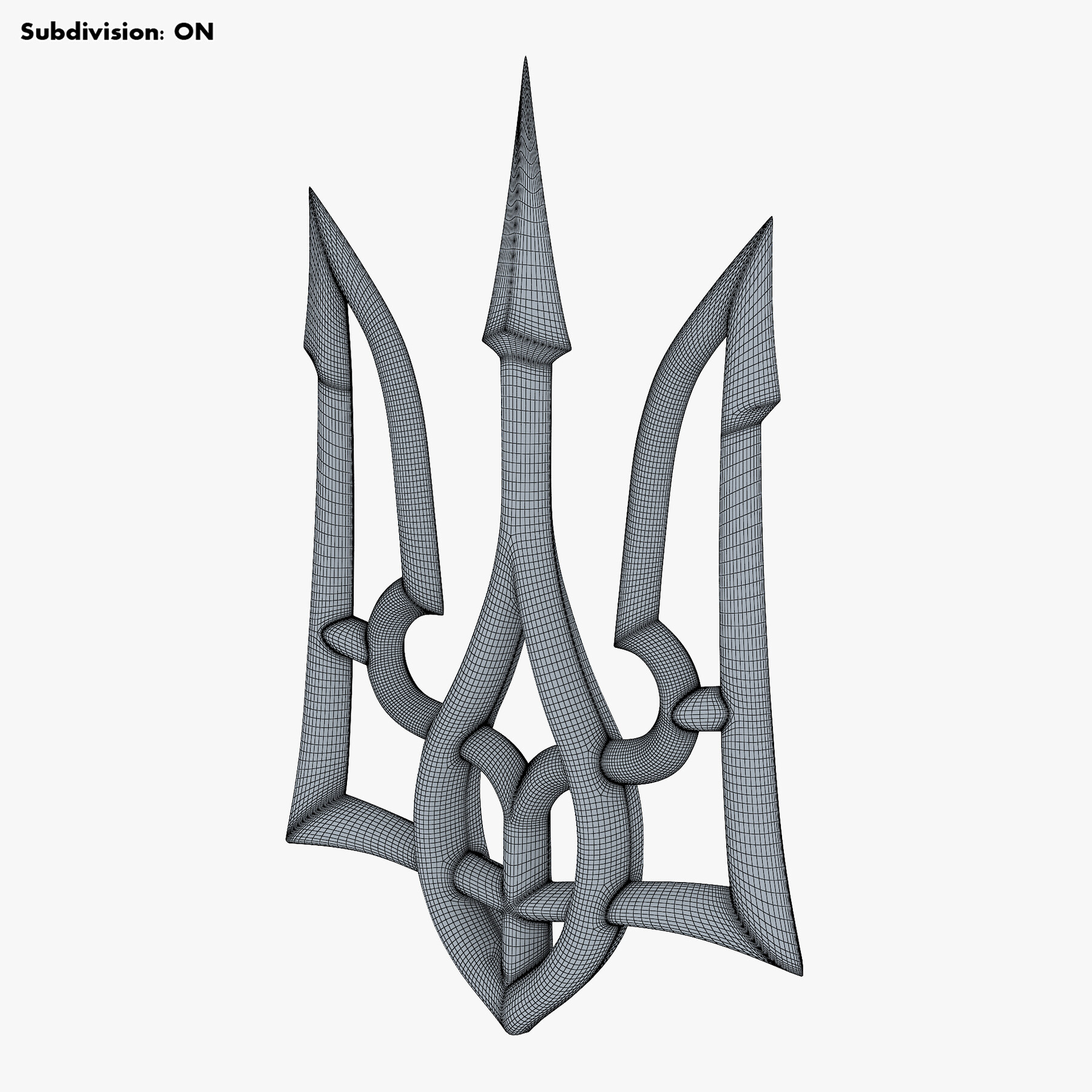 ArtStation - Stylized Ukrainian Tryzub M 3 | Resources