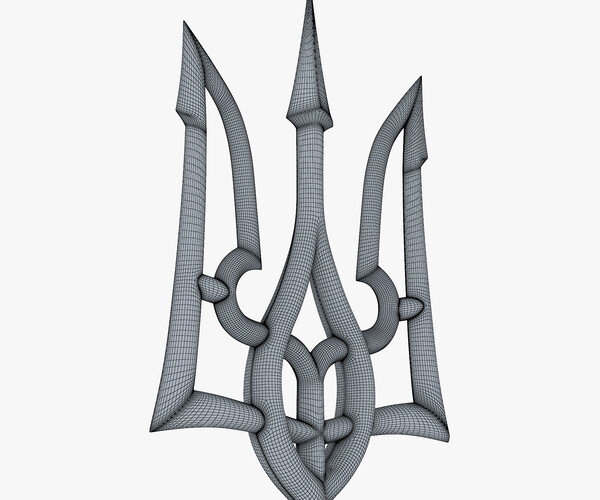ArtStation - Stylized Ukrainian Tryzub M 3 | Resources
