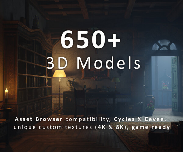ArtStation - Old Village 3d Asset Library for Blender | Resources
