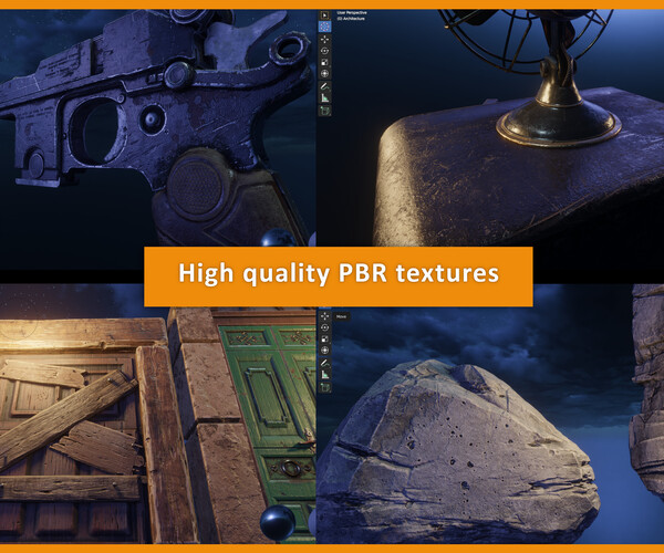 ArtStation - Old Village 3d Asset Library for Blender | Resources