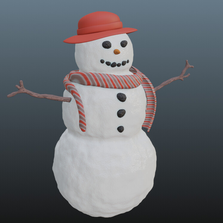 ArtStation - Snowman | Game Assets