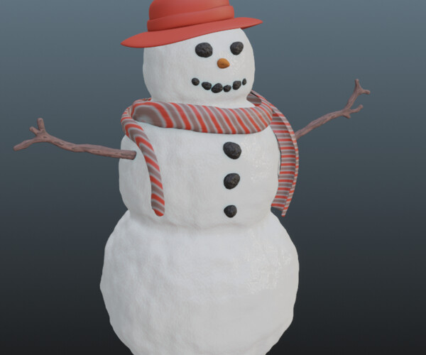 ArtStation - Snowman | Game Assets