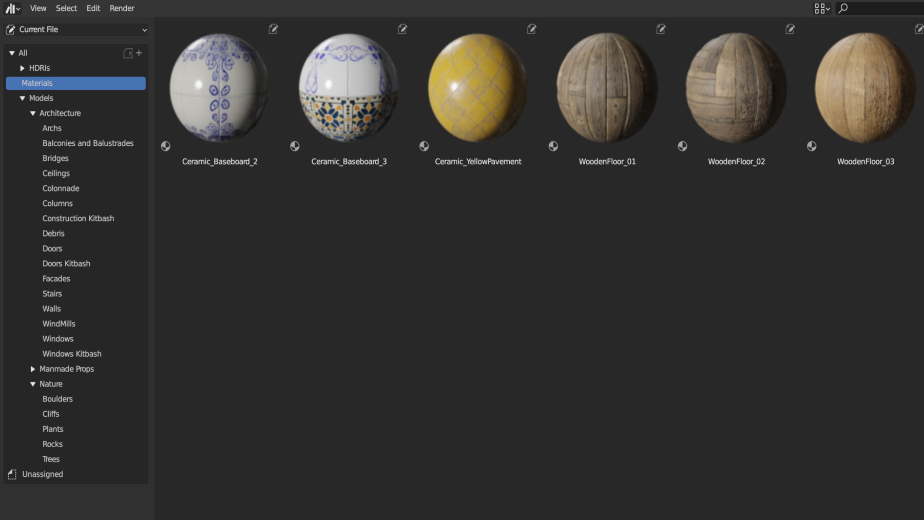 ArtStation - Old Village 3d Asset Library for Blender | Resources