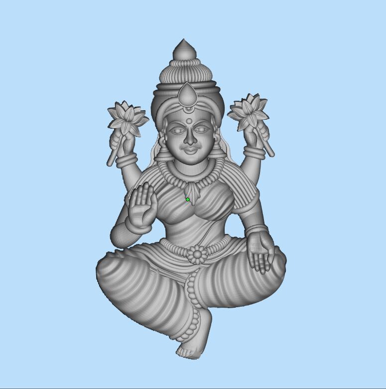 ArtStation - Laxmi devi pendant|lakshmi CAD file|laxmi jewelry file ...