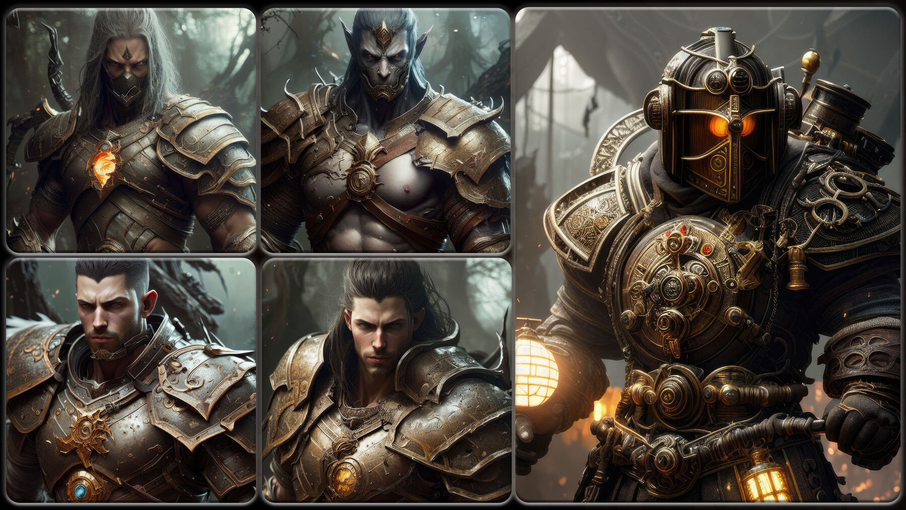 ArtStation - 200 Legendary Warriors Reference Pack | 4K | v.1 | Artworks