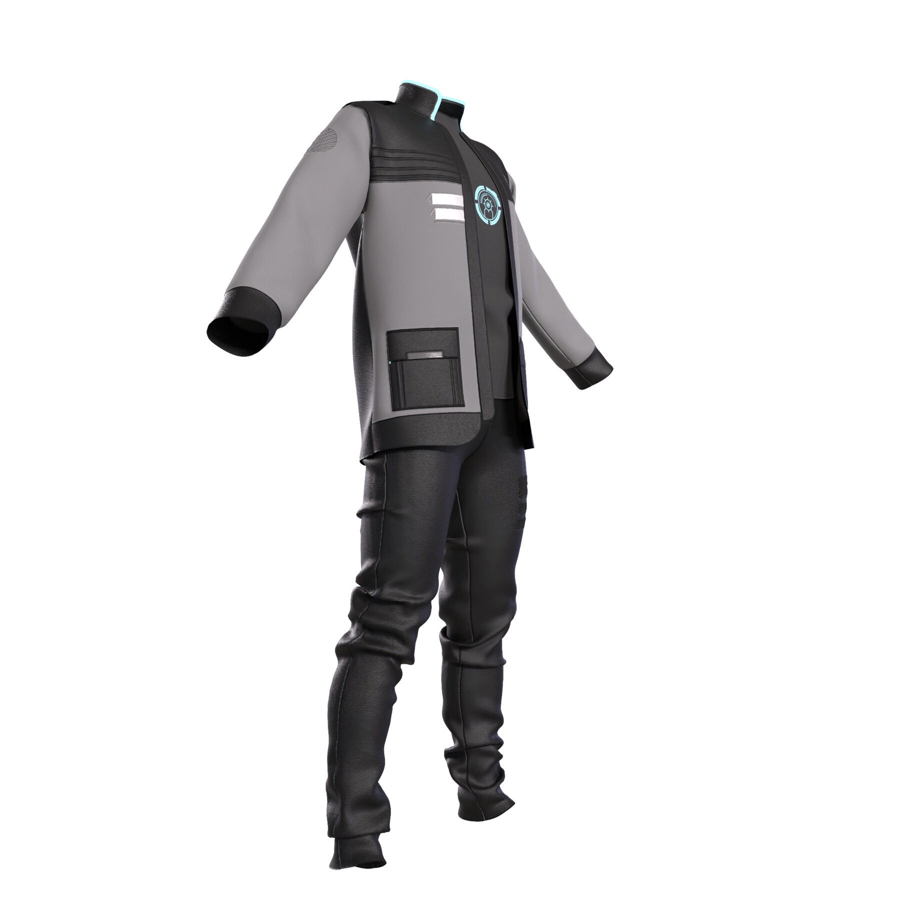 ArtStation - Scifi futuristic man clothes tech wear outfit FBX+OBJ+ZPRJ ...