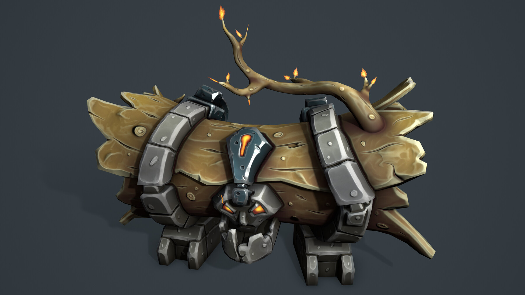 ArtStation - Log chest | Game Assets