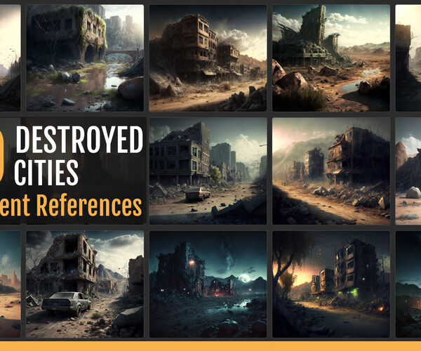 ArtStation - 150 Destroyed City references | Artworks