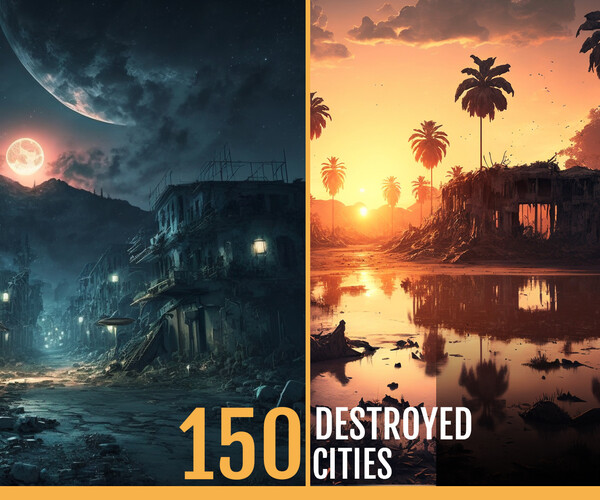 ArtStation - 150 Destroyed City references | Artworks