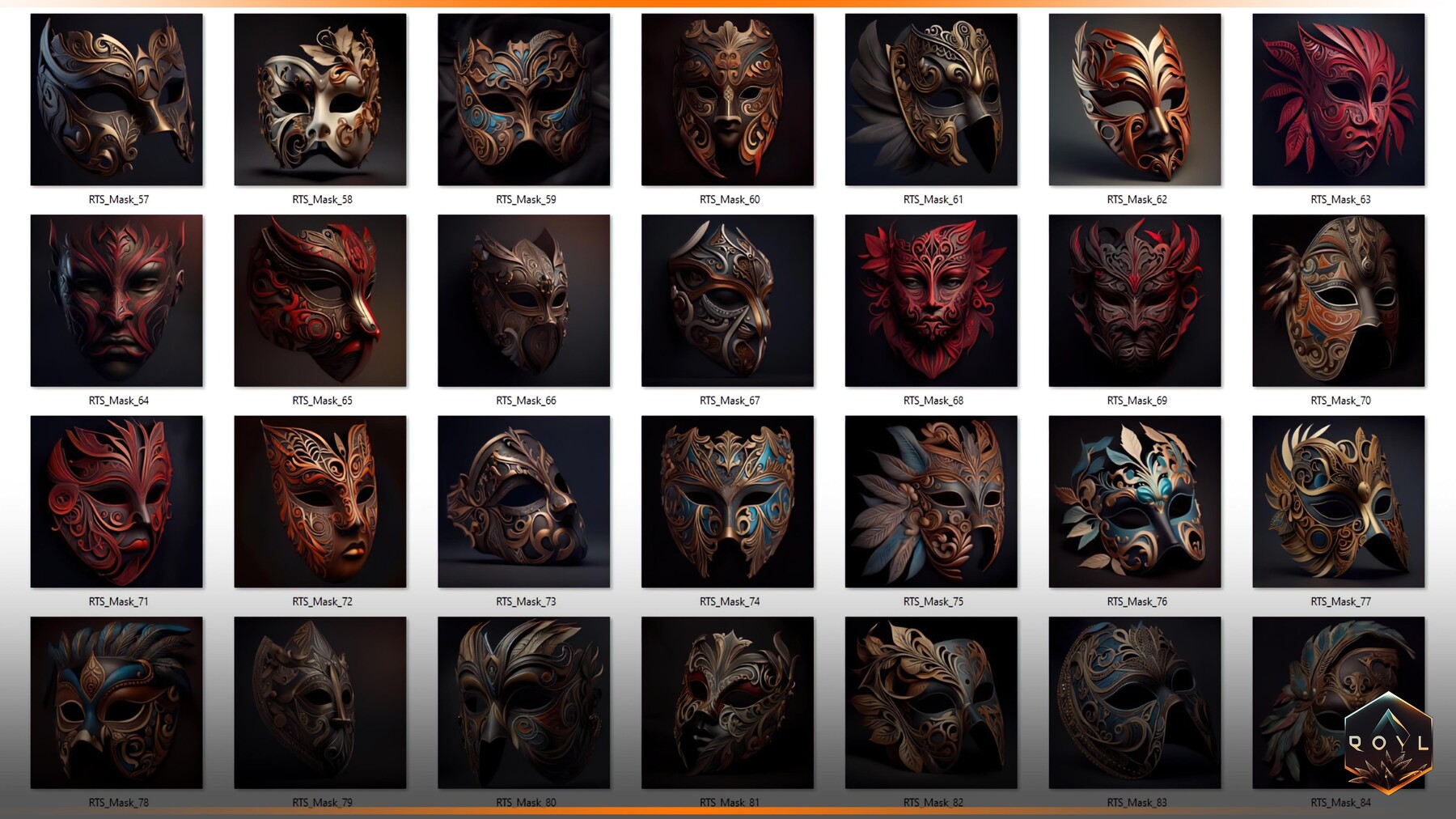 ArtStation - 323 Ornamental Mask reference Modeling /Designing Vol 01 ...