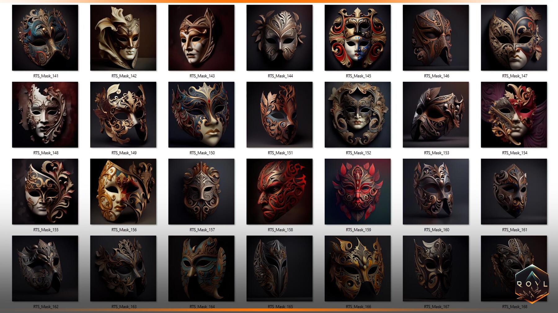 ArtStation - 323 Ornamental Mask reference Modeling /Designing Vol 01 ...