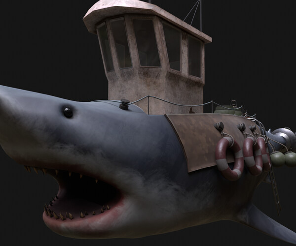 ArtStation - Stylized Shark | Game Assets