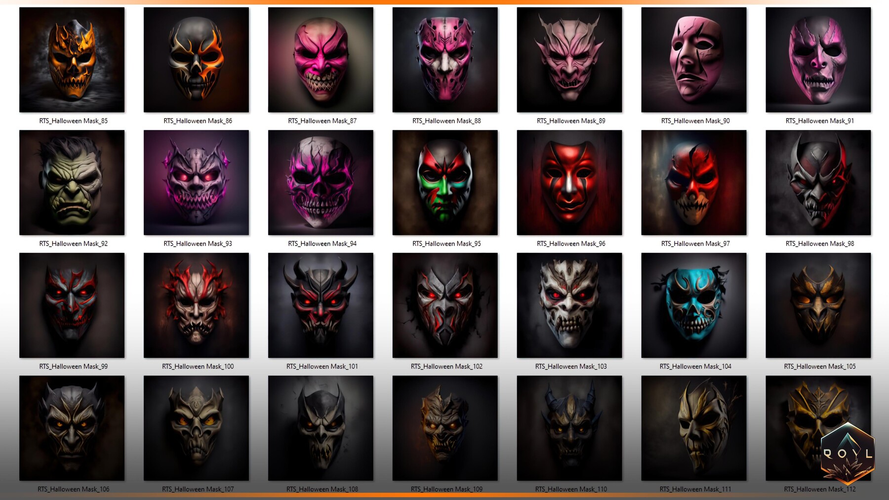 ArtStation - 223 Halloween Mask reference Modeling /Designing Vol 02 ...