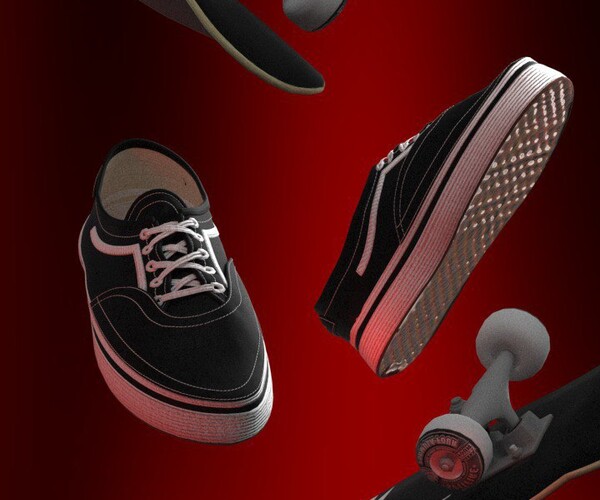 ArtStation - Shoes Vans for Marvelous/Clo | Resources