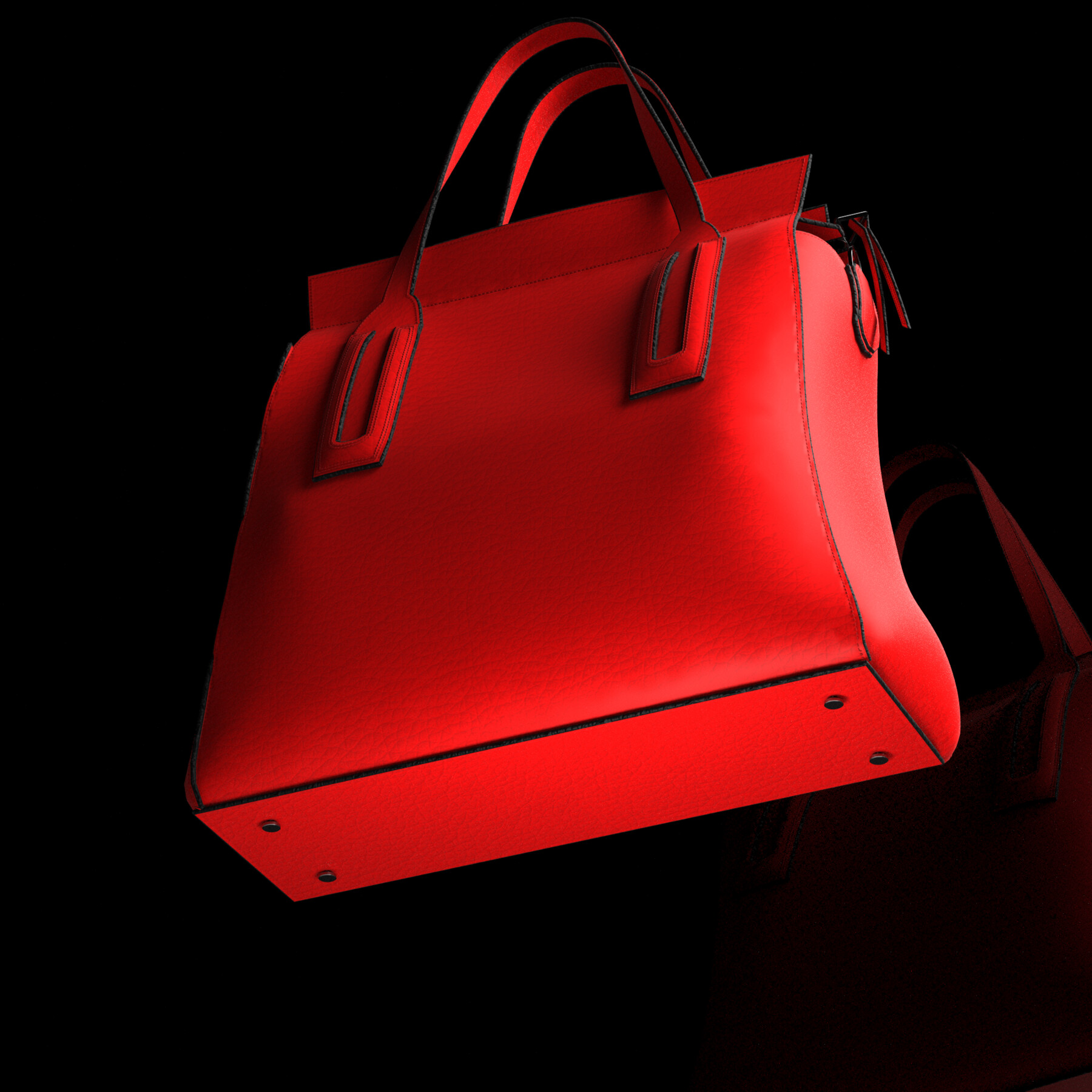 ArtStation - Red bag - OBJ | Resources