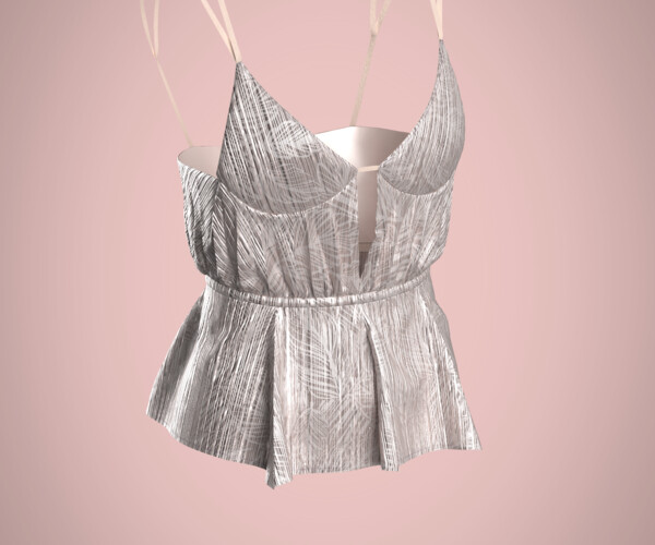 ArtStation - 3D SILK BLOUSE | Resources