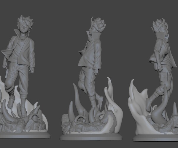 ArtStation - Borushiki Boruto Naruto Next Generations For 3D Print ...