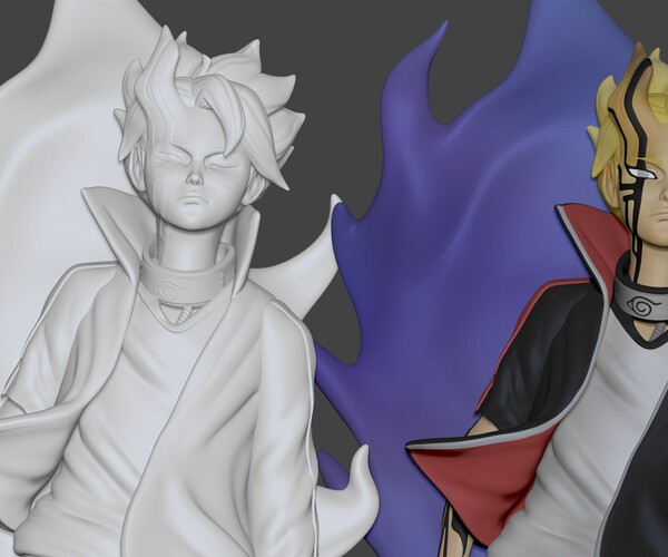 ArtStation - Borushiki Boruto Naruto Next Generations For 3D Print ...
