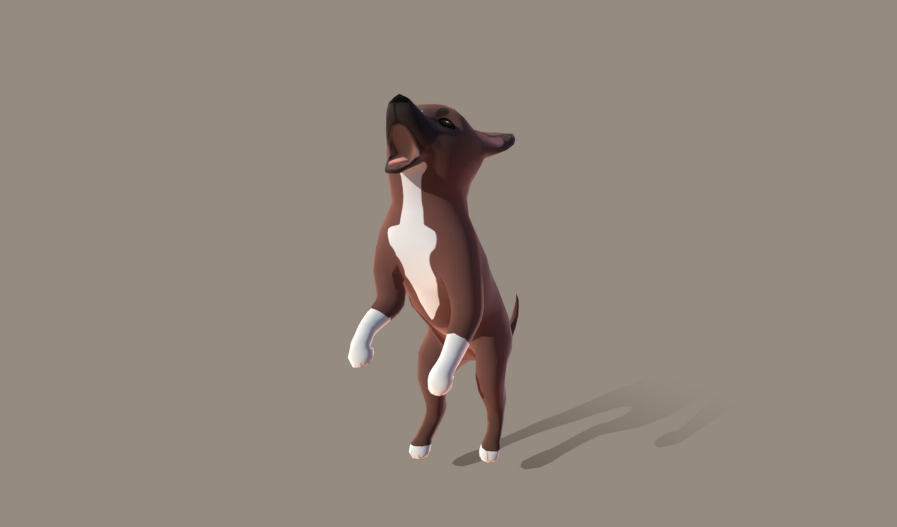 ArtStation - DOG Full Animations - Basenji | Game Assets