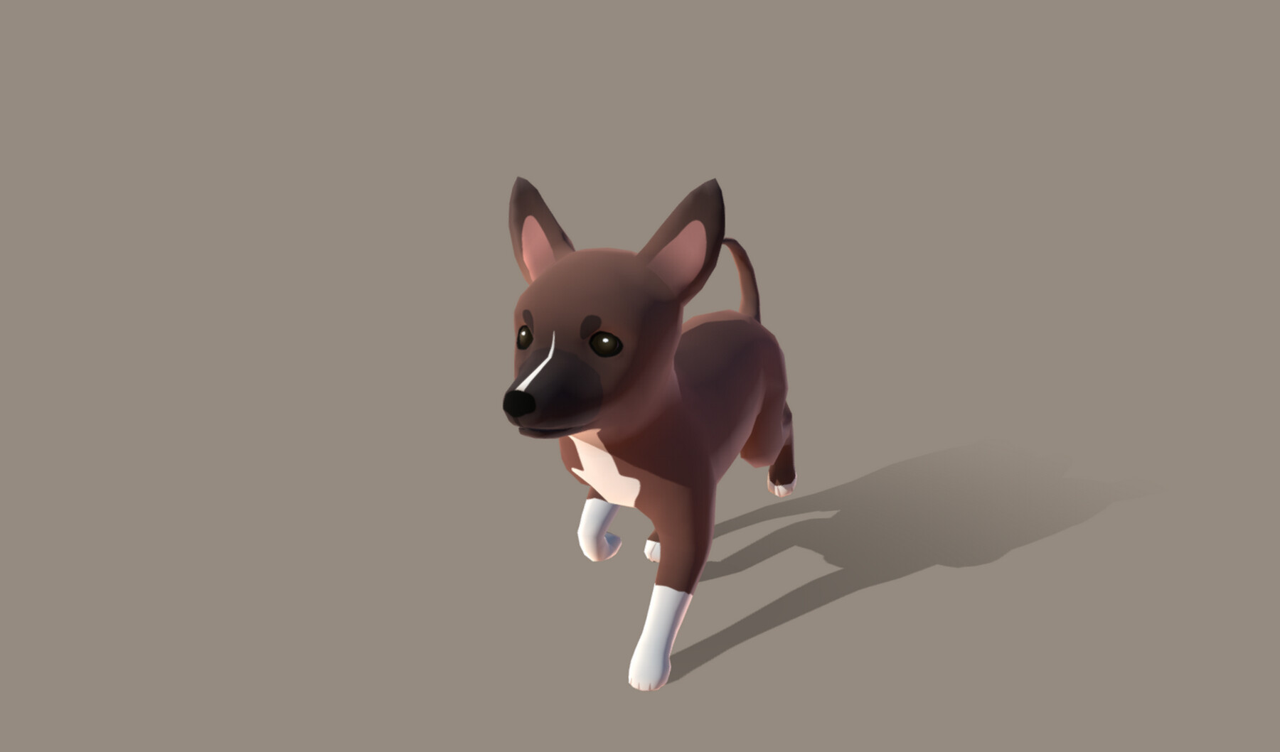 ArtStation - DOG Full Animations - Basenji | Game Assets