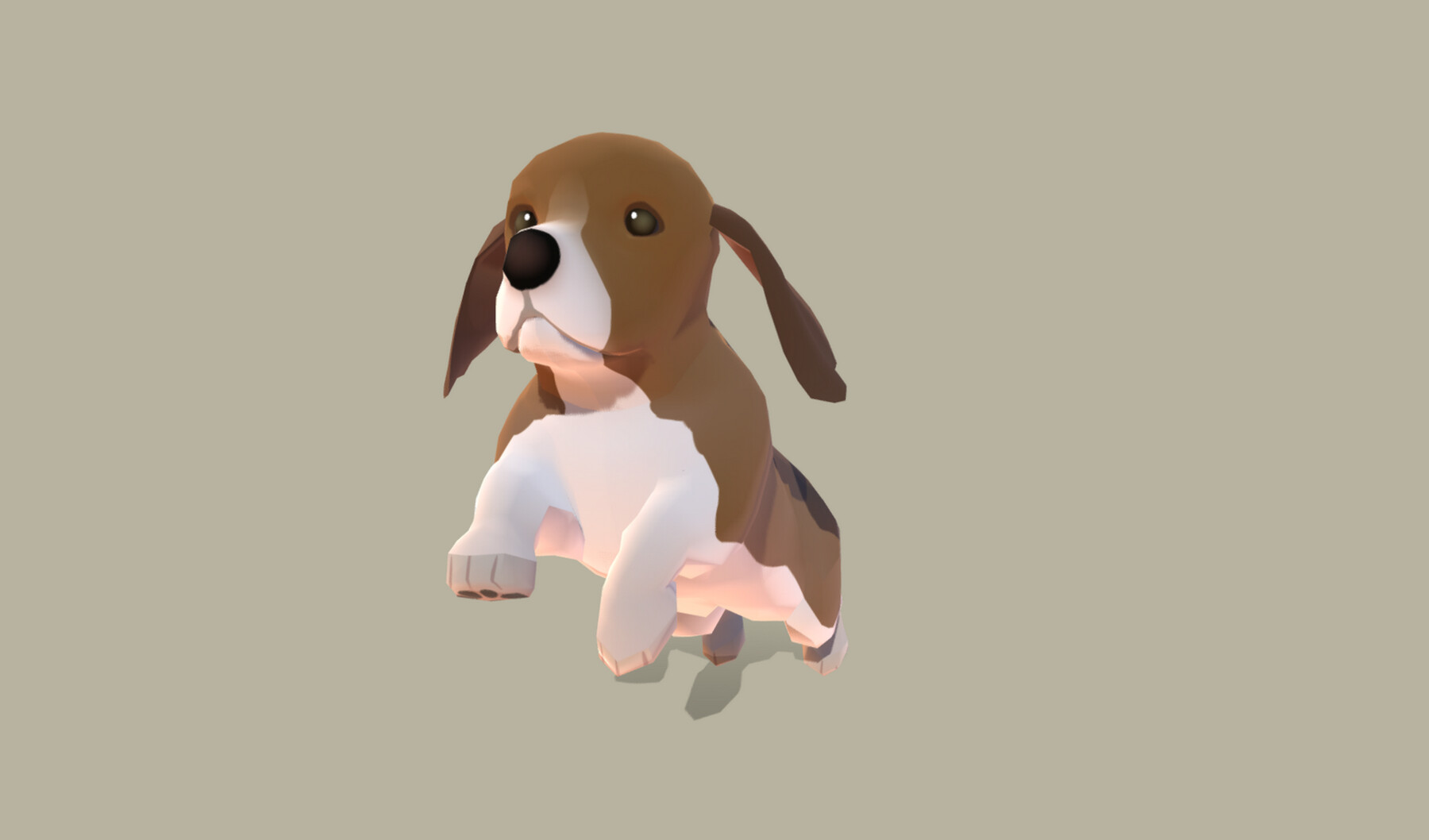 ArtStation - DOG Full Animations - Beagle | Game Assets