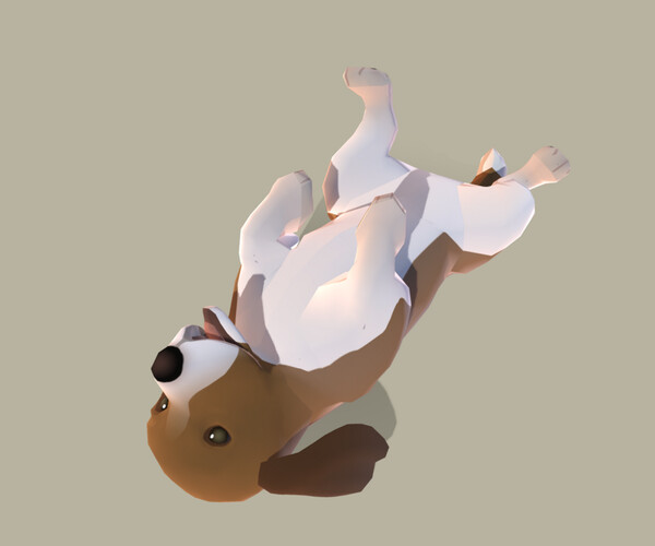 ArtStation - DOG Full Animations - Beagle | Game Assets