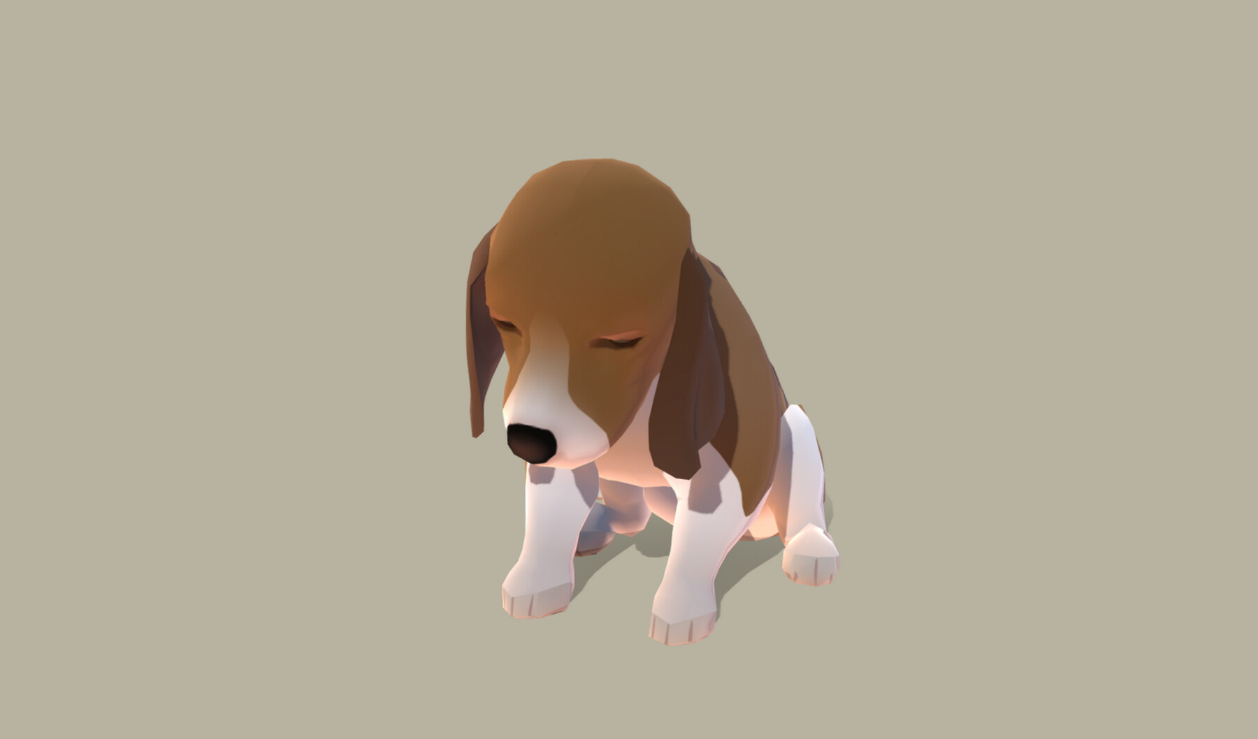 ArtStation - DOG Full Animations - Beagle | Game Assets