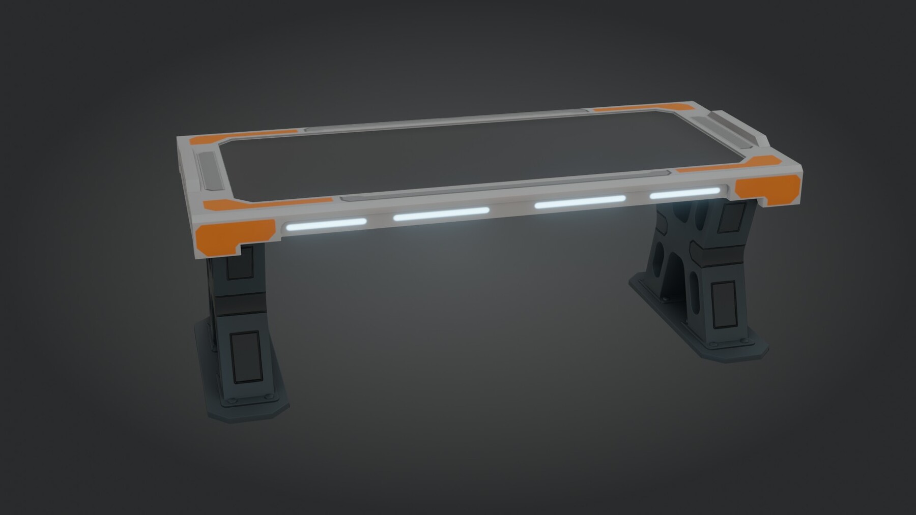 ArtStation - Sci-fi Work Bench - Low poly - PBR - Game ready | Game Assets