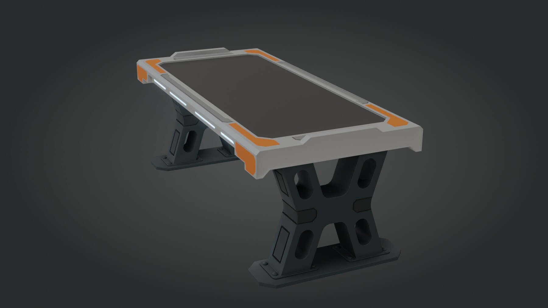 ArtStation - Sci-fi Work Bench - Low poly - PBR - Game ready | Game Assets