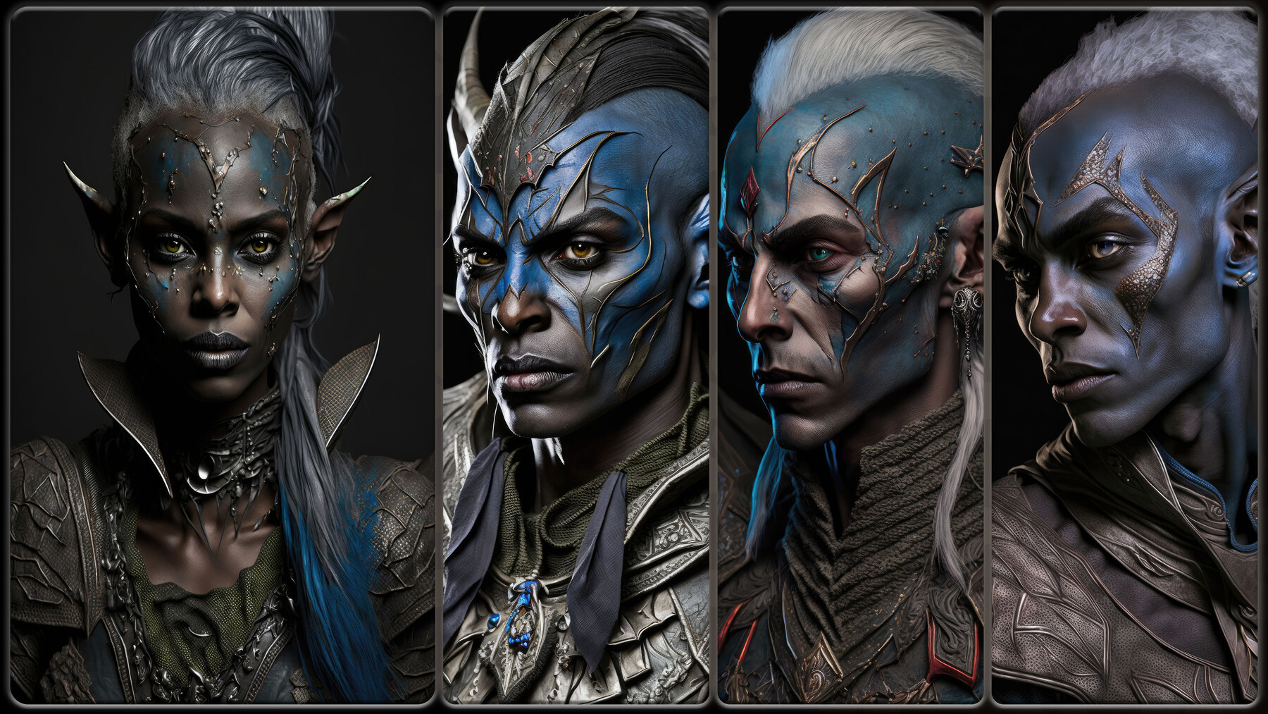 ArtStation - 100 Realistic Dark Elf Reference Pack | 8K | v.2 | Artworks