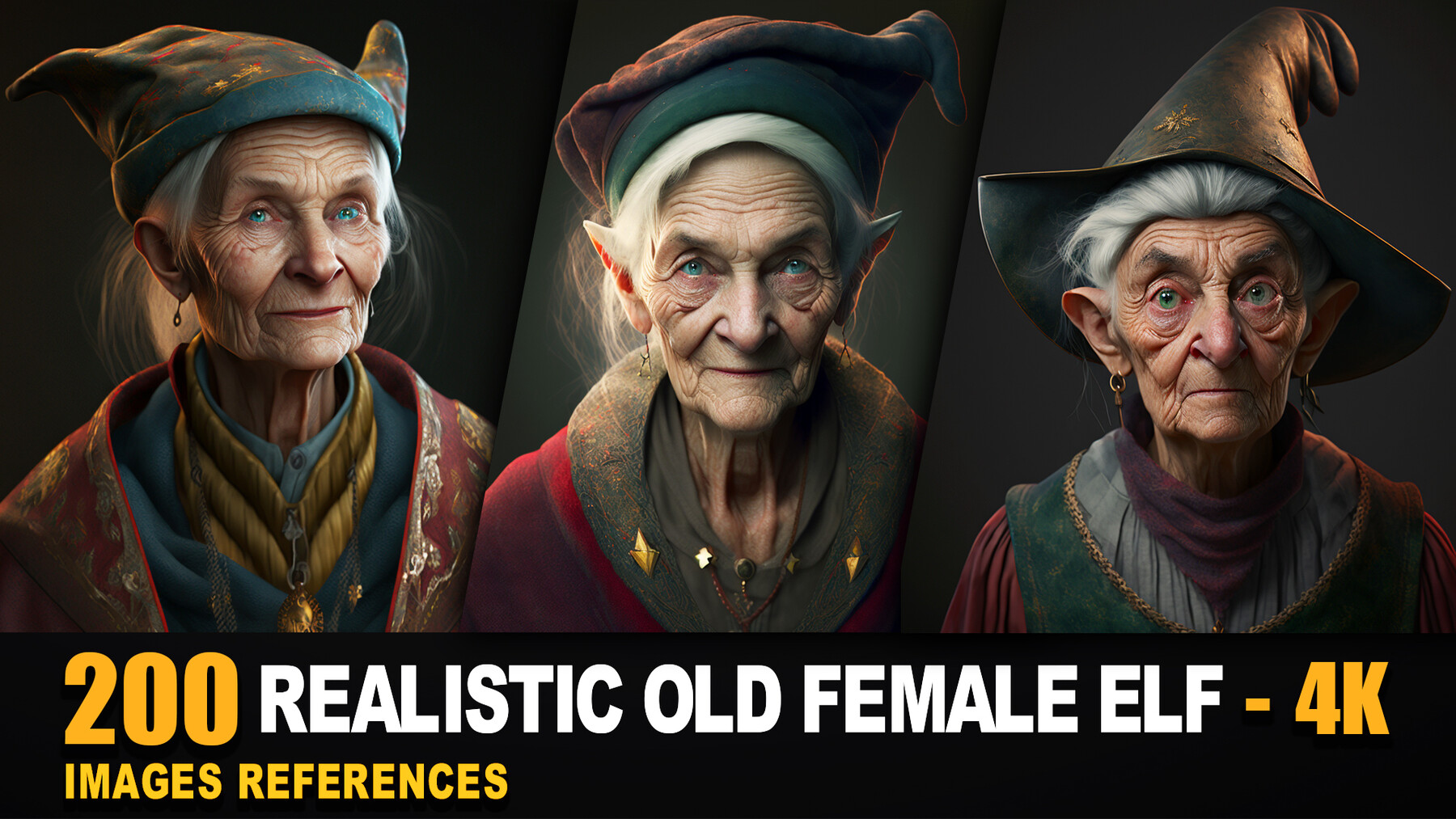 ArtStation - 200 Realistic Old Female Elf | Artworks