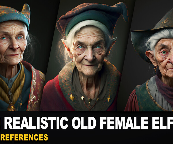 ArtStation - 200 Realistic Old Female Elf | Artworks