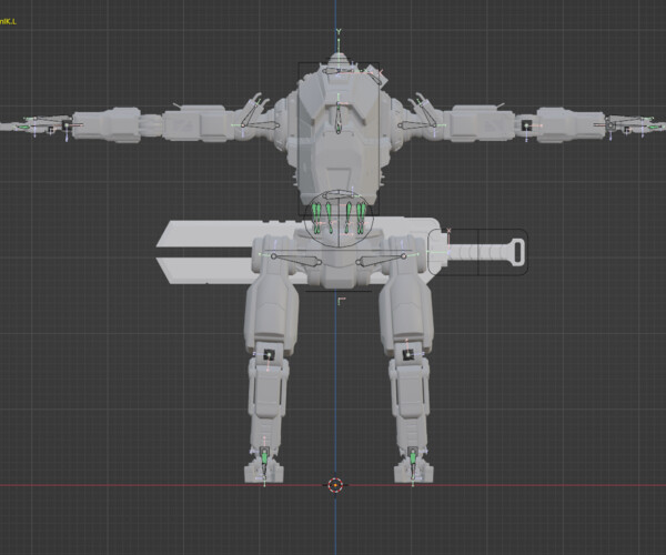 ArtStation - Rigged Combat Mech with Sword | Game Assets
