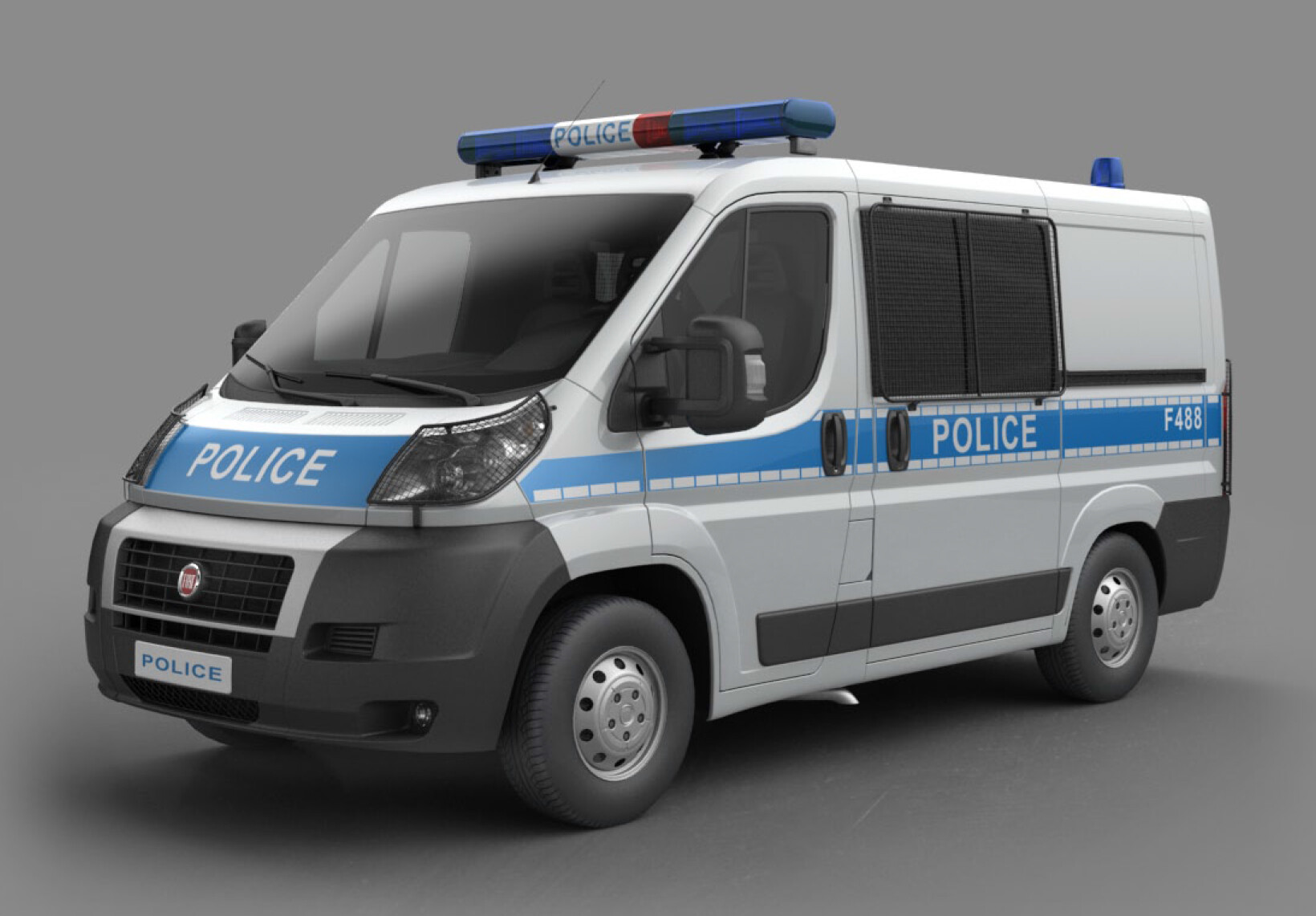 ArtStation - police van | Game Assets