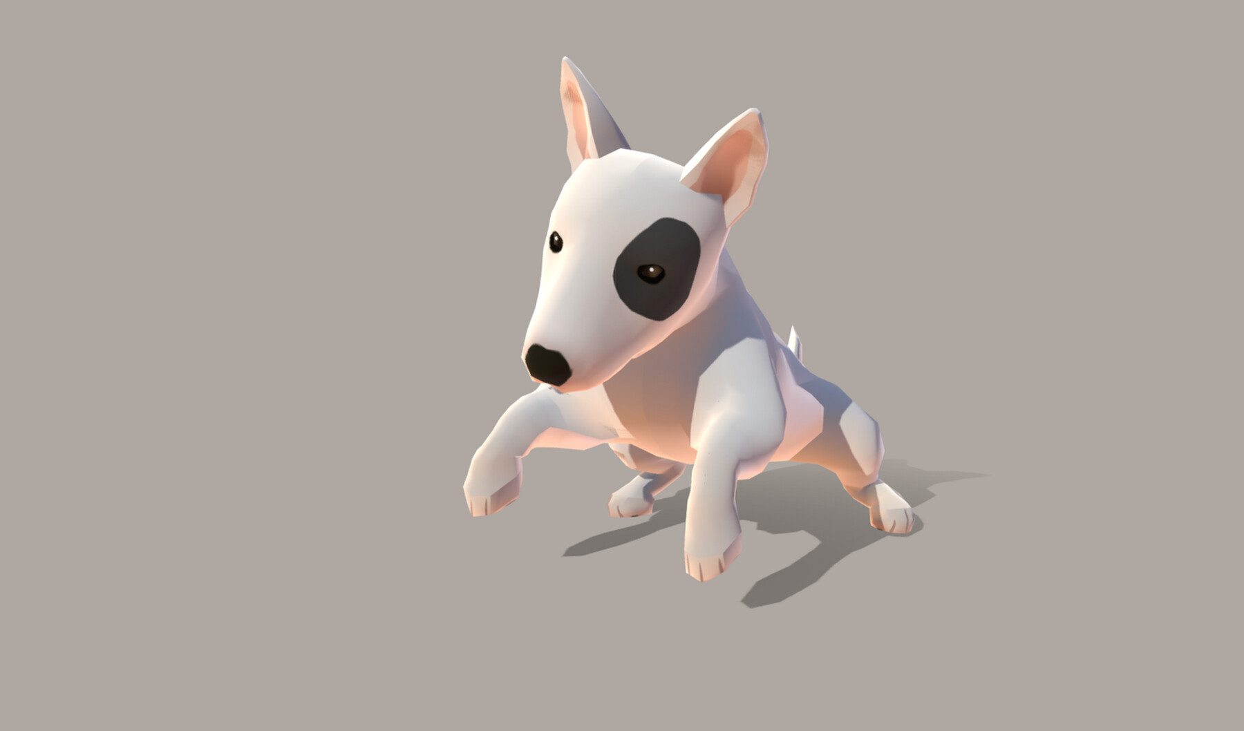 ArtStation - DOG Full Animations - Bull Terrier | Game Assets