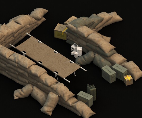 ArtStation - military asset 01 | Game Assets