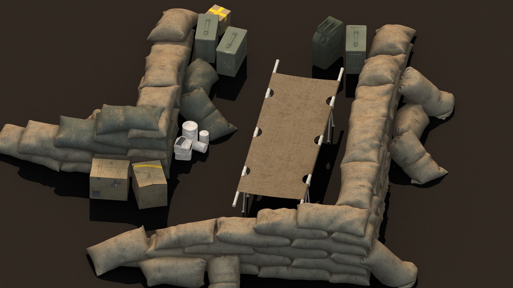 ArtStation - military asset 01 | Game Assets