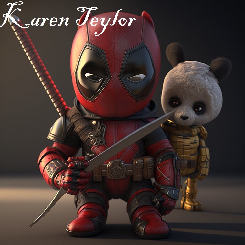 ArtStation - Deadpool with panda | Artworks