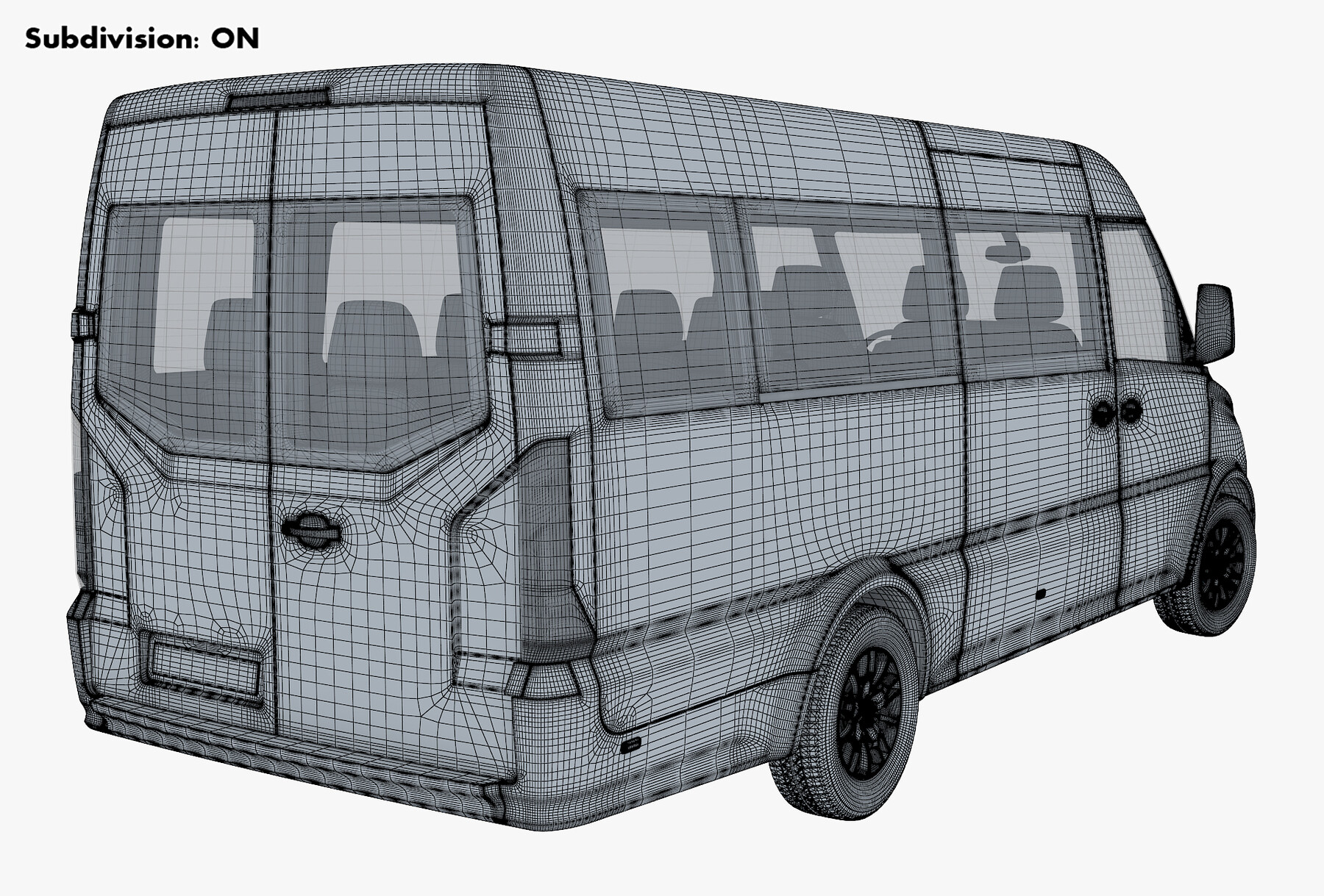 ArtStation - Generic Passenger Van M 1 | Resources