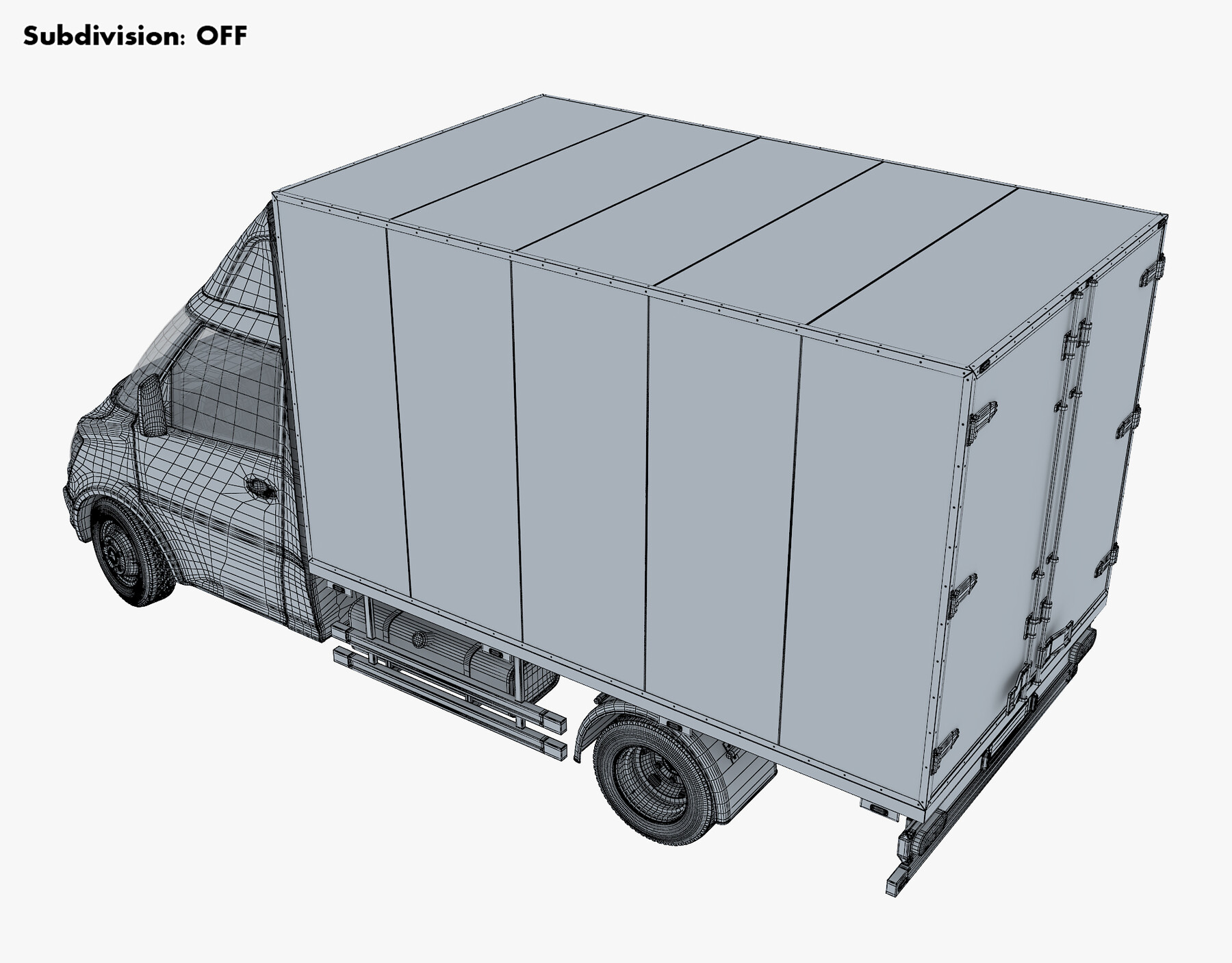 ArtStation - Generic Box Truck M 2 | Resources