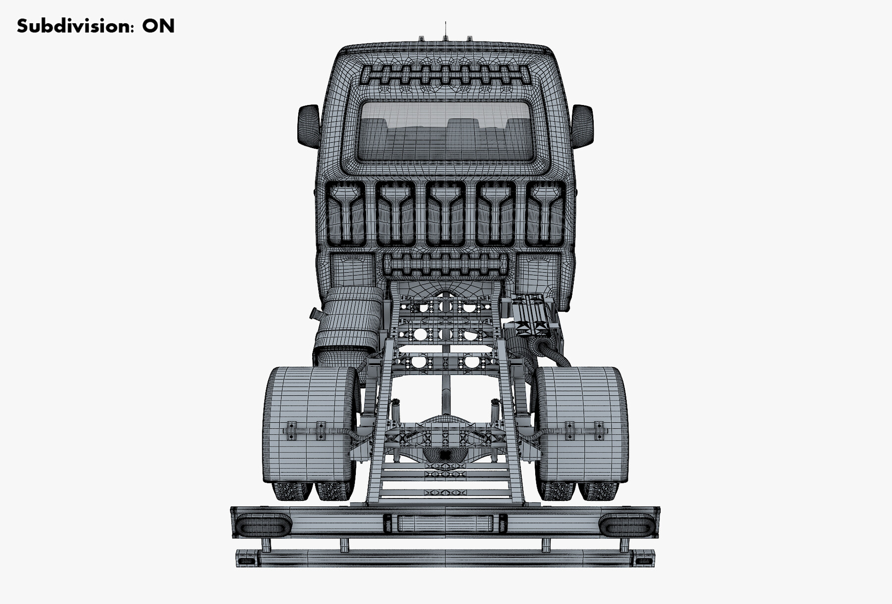 ArtStation - Generic Truck Chassis Frame M 1 | Resources