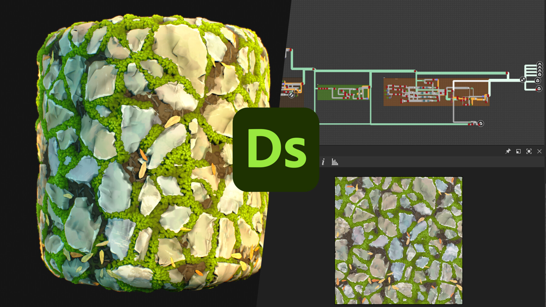 ArtStation - Stylized Stone Forest Floor - Substance 3D Designer File + Textures | Resources